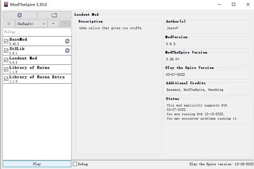 Slay The Spire（殺戮尖塔）手動安裝ModTheSpire和創意工坊mod - 月光遊戲城